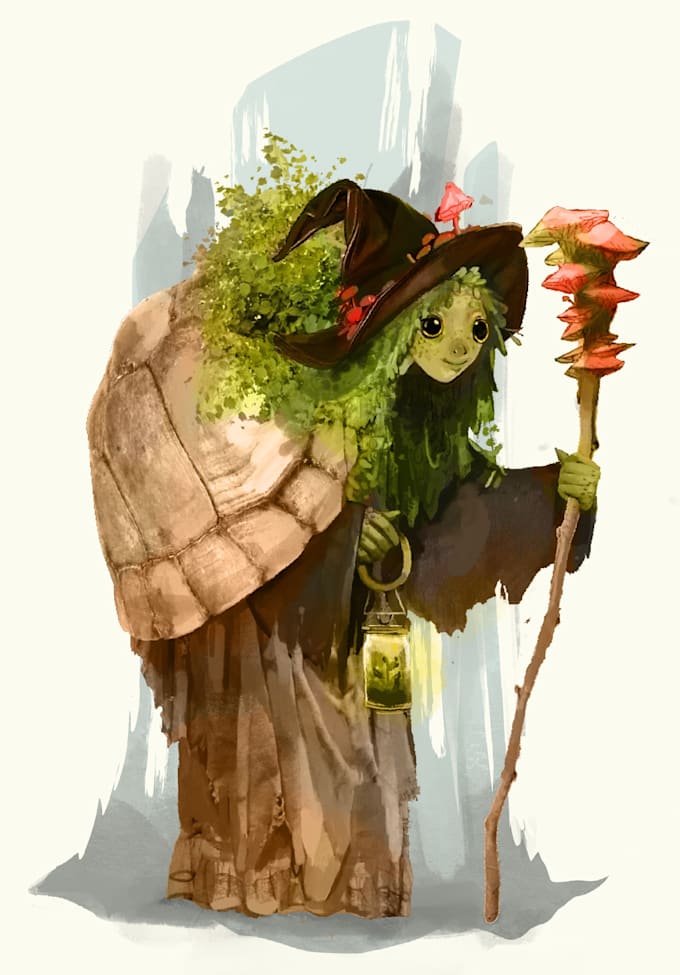 Create complex character illustrations by Frailsnail | Fiverr