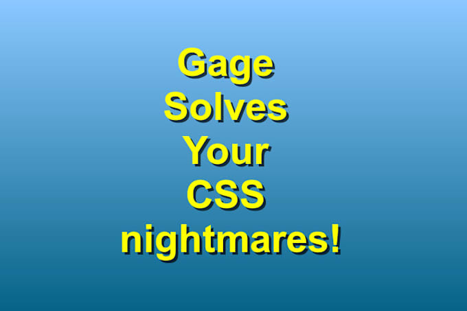 Fix your css problem by Gage_lane | Fiverr