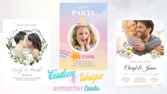 Make your digital invitation card for any occasion by Madryders_beats ...