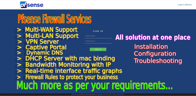 Install, configure and troubleshoot pfsense firewall by Linux_boy | Fiverr Install, configure and troubleshoot pfsense firewall by Linux_boy | Fiverr