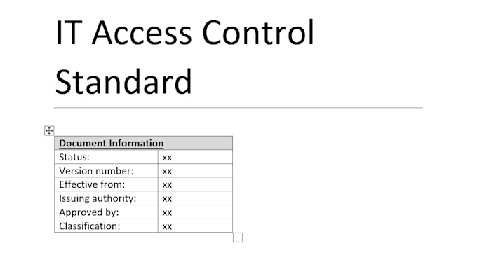 Create it standards for your company by Itcybersec | Fiverr