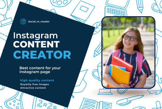 Be your instagram content and post creator by Social_m_master | Fiverr