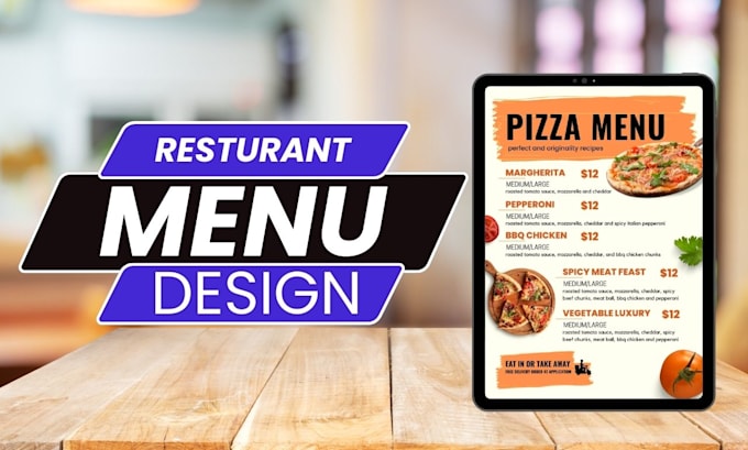 Design restaurant menu, menu board, food menu, menu card by ...