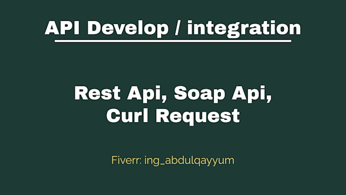 Desarrollar o integrar api de descanso Desarrollar o integrar api de descanso