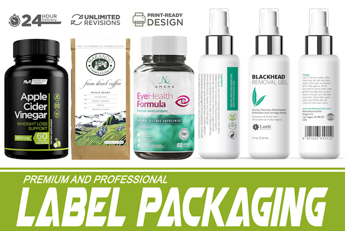 Do label design, label packaging and product label design by Label ...