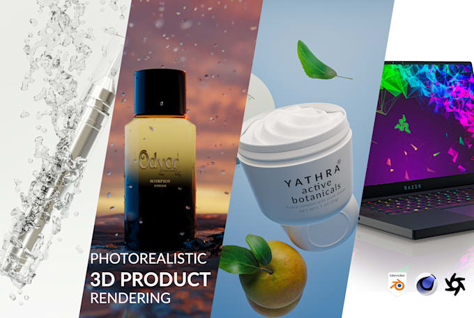 Do photorealistic 3d product rendering and mockup designs by Designawarts3d | Fiverr