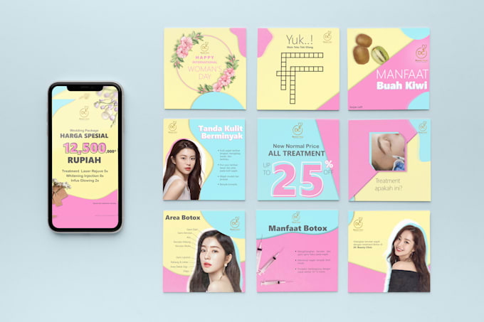 Design eye catching instagram feed and ads by Irvansyb | Fiverr