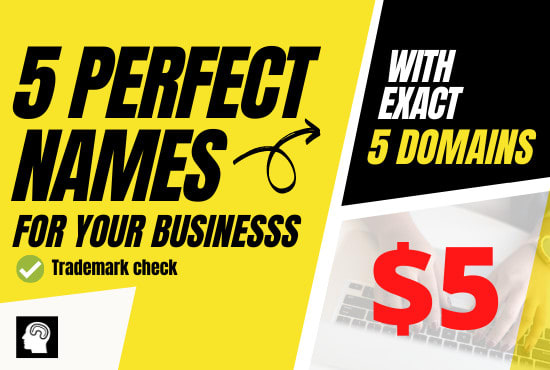 Create the perfect name for your business by Ideanut | Fiverr