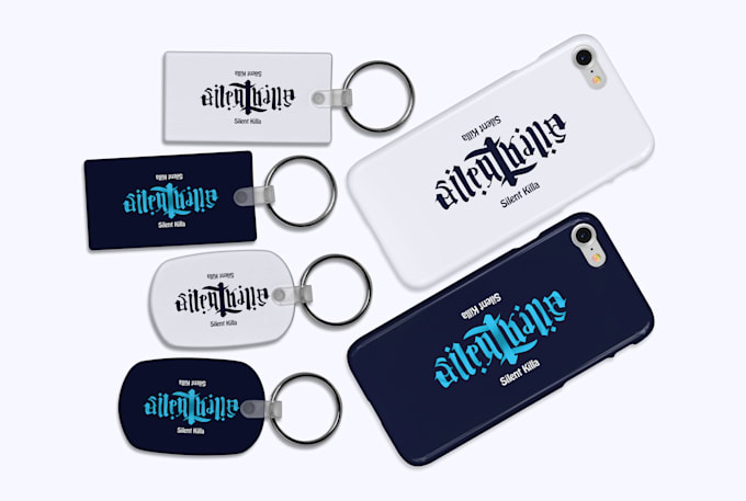 Design custom ambigram for your phone case and keychain by Klikart | Fiverr