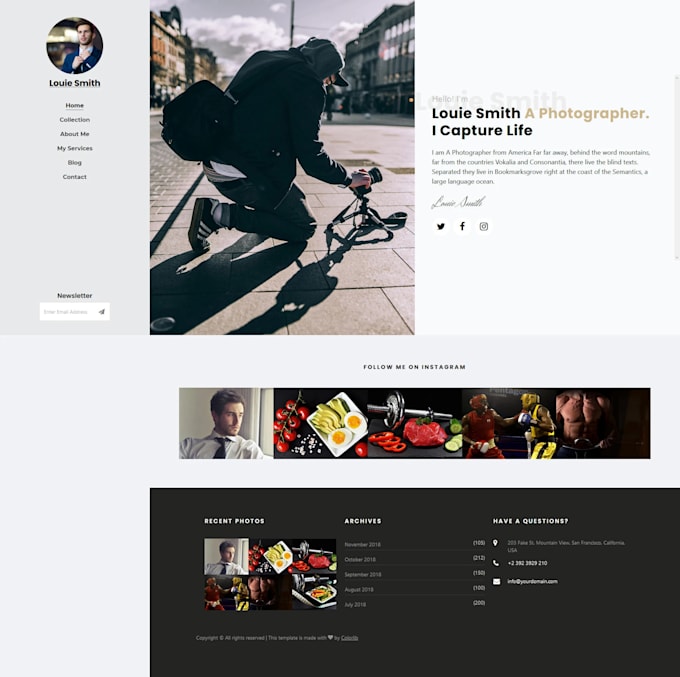 Create a modern, responsive react frontend for your website by ...