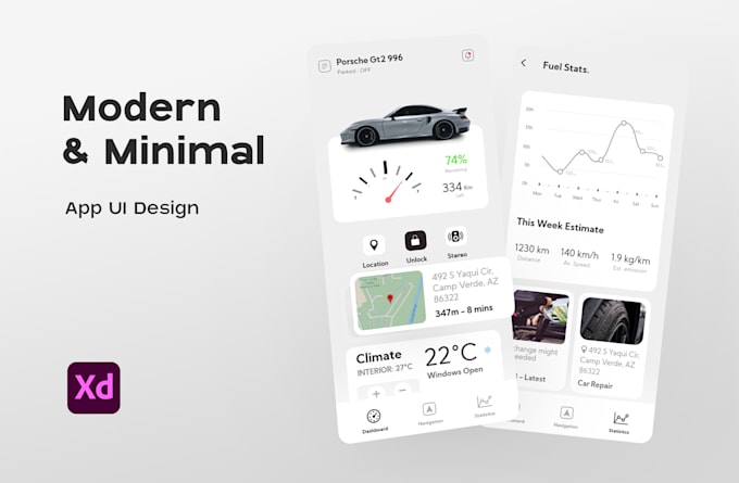 Design clean and modern mobile app ui ux design by Logos_gentlemen | Fiverr