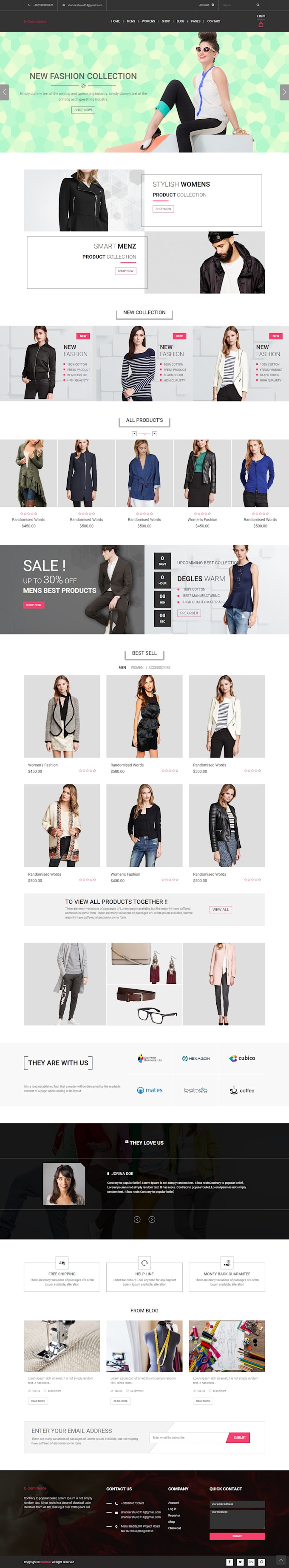 Do Responsive Website Using Html Css Bootstrap And Javascript By Sadiquehossain Fiverr