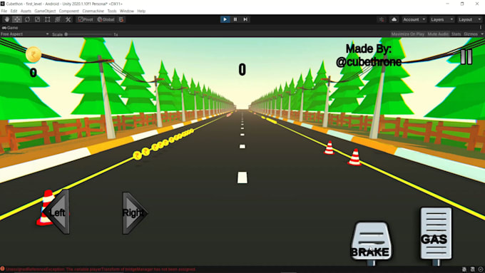 Make different controls for your car or character by Cubethrone | Fiverr