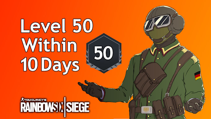 Get your new r6 account to level 50 by Itsadnan21 | Fiverr