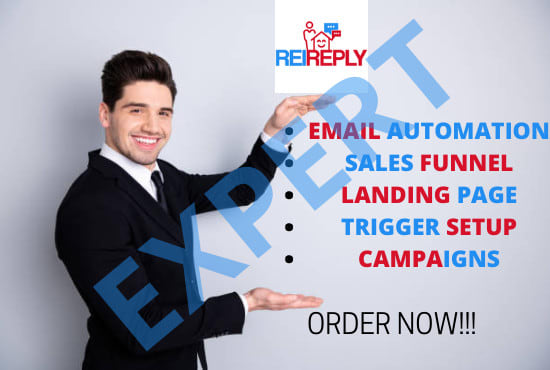 Rei reply automation and trigger do rei reply funnel and landing pages ...