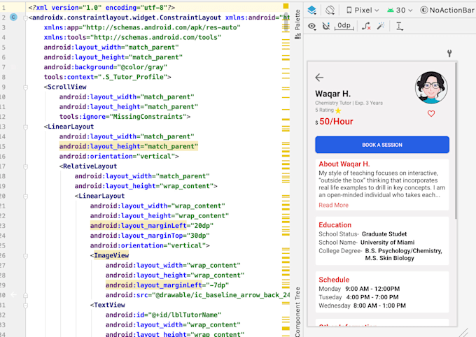 Convert xd, psd to xml android studio by Sodstech | Fiverr