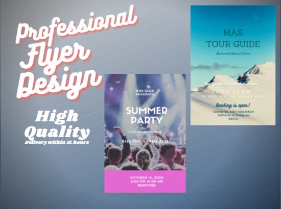 Design professional business, event and party flyer by Ahmadsaleem102 ...