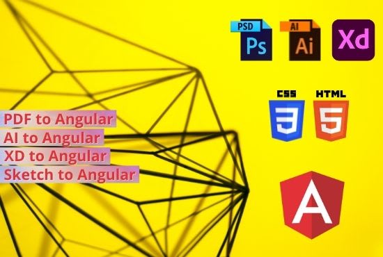 Convert your psd to angular, xd, ai, sketch, figma to angular by Osbug ...