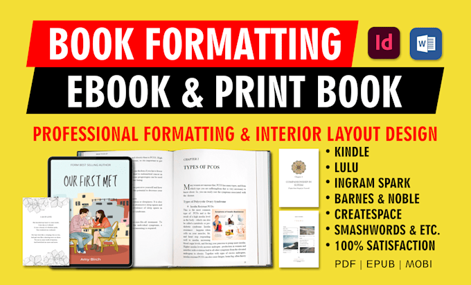 Do book formatting and layout design for paperback and ebook by ...