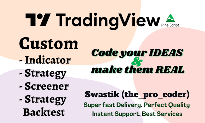 Code tradingview pinescript indicator or strategy by The_pro_coder | Fiverr