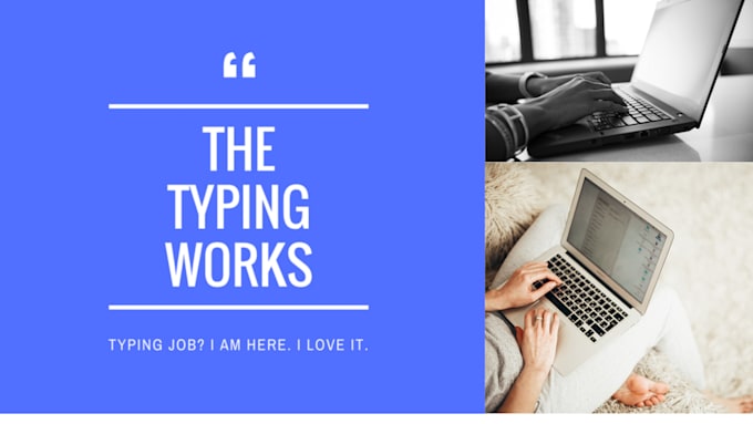 Do your all typing services work in under 24 hours by Mamalik555 | Fiverr