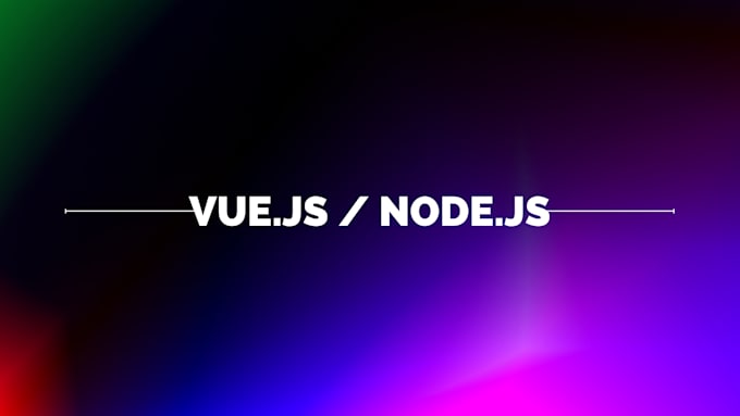 Build vuejs and nodejs web apps with html css by Oartunboran | Fiverr