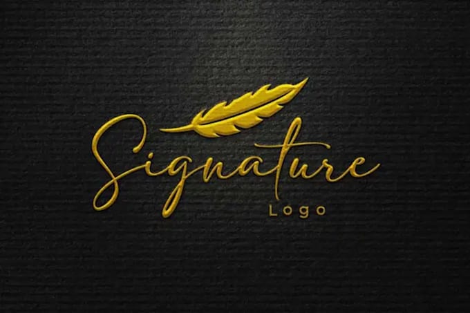 Design stylish hand drawn signature logo by Pixsart | Fiverr