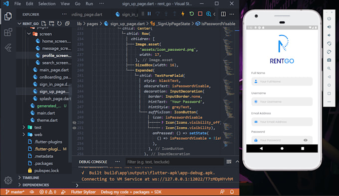 Slicing ui to flutter very nice design view by Riskirama | Fiverr