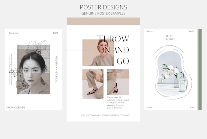 Create aesthetically pleasing poster or flyer design by Taralam_ | Fiverr