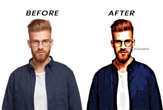 Draw your fantastic cartoon effect in 24 hours by Ryan_visuals | Fiverr