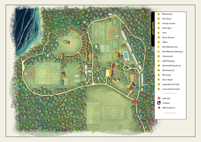 Make property map, plat map, site plan, landscape design, and rendering ...