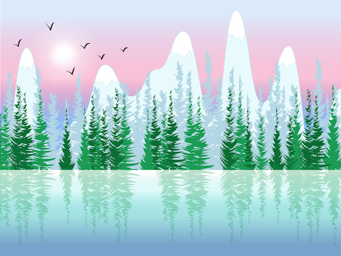 Create a flat vector illustration by Odrieart | Fiverr