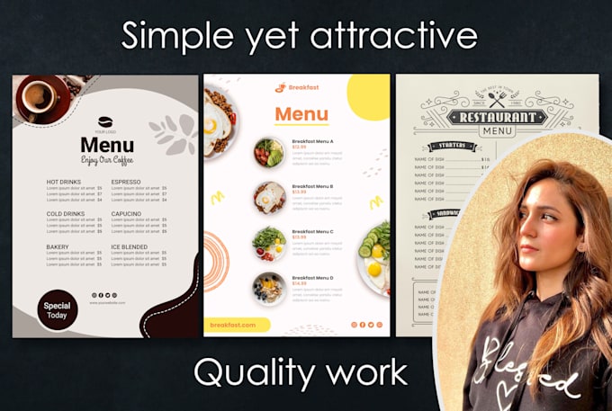Design attractive menu for restaurant, café and hotel by Tehnofreak ...