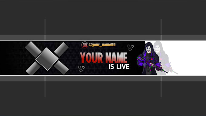 Design professional custom youtube banner by Rajdahiwal0 | Fiverr