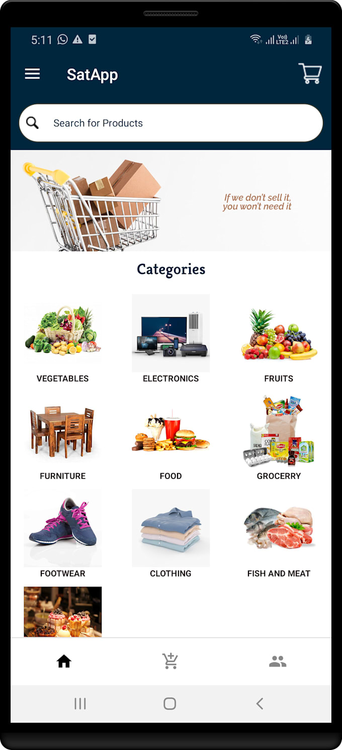 Create e commerce android app by Konzerntech | Fiverr