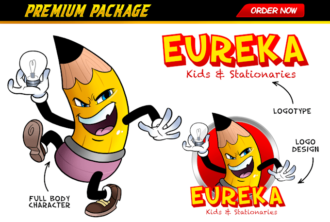 Design a professional mascot cartoon logo and character for business by ...