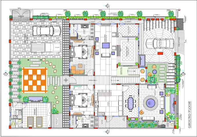 Design your space in 2d with detailed drawings by Studio_grey | Fiverr