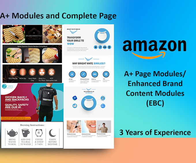 Create amazon ebc or a plus modules by Aizaz94 | Fiverr