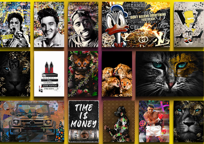 Design creative digital canvas art by Artsbyvenom | Fiverr