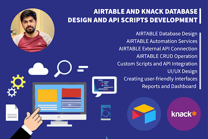 Create airable or knack database aesthetically with api support by Techmasteroj | Fiverr