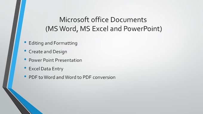 Create, edit, format design microsoft office documents by ...