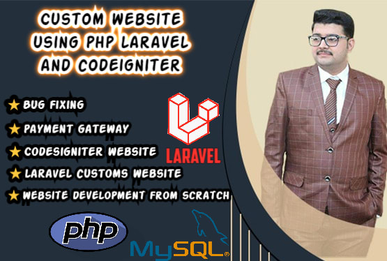 Develop website using php, laravel, codeigniter by Faizan_53 | Fiverr