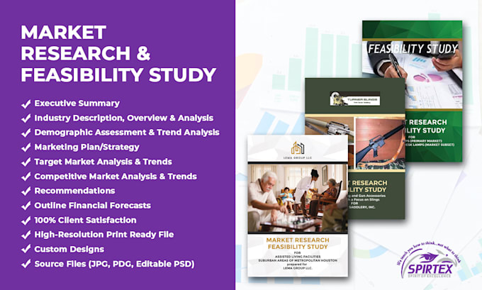 Create a market research feasibility study by Spirtex | Fiverr
