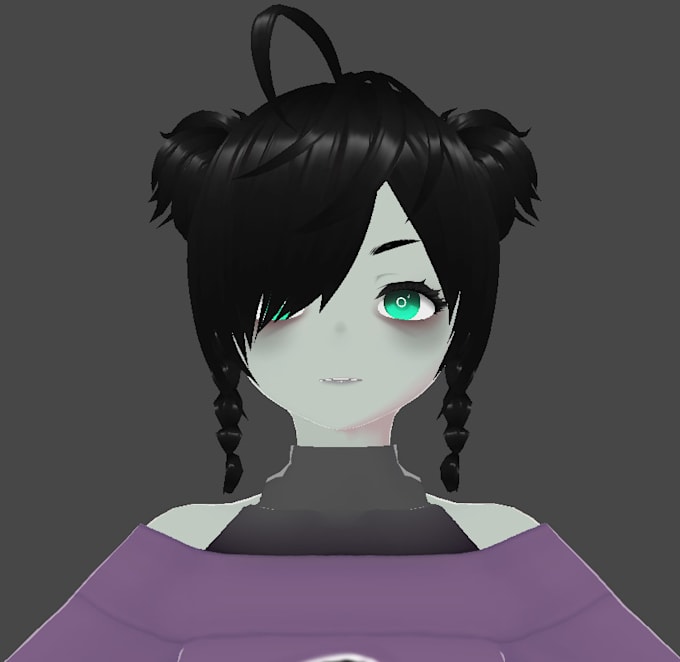 Create a custom vtuber avatar for you in vroid by Mothhie | Fiverr