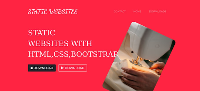 Create static website with bootstrap 5,html and css by Aashinfreelance ...