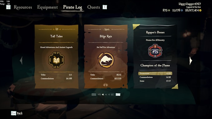 Get you rep levels for a faction above level 50 on sea of thieves by ...