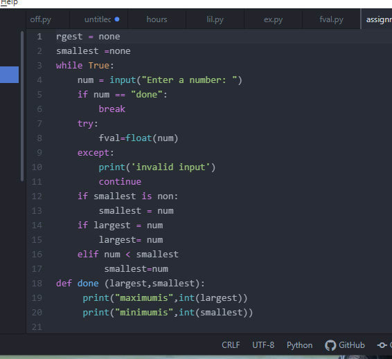 Do python projects for you by Hihuhi | Fiverr