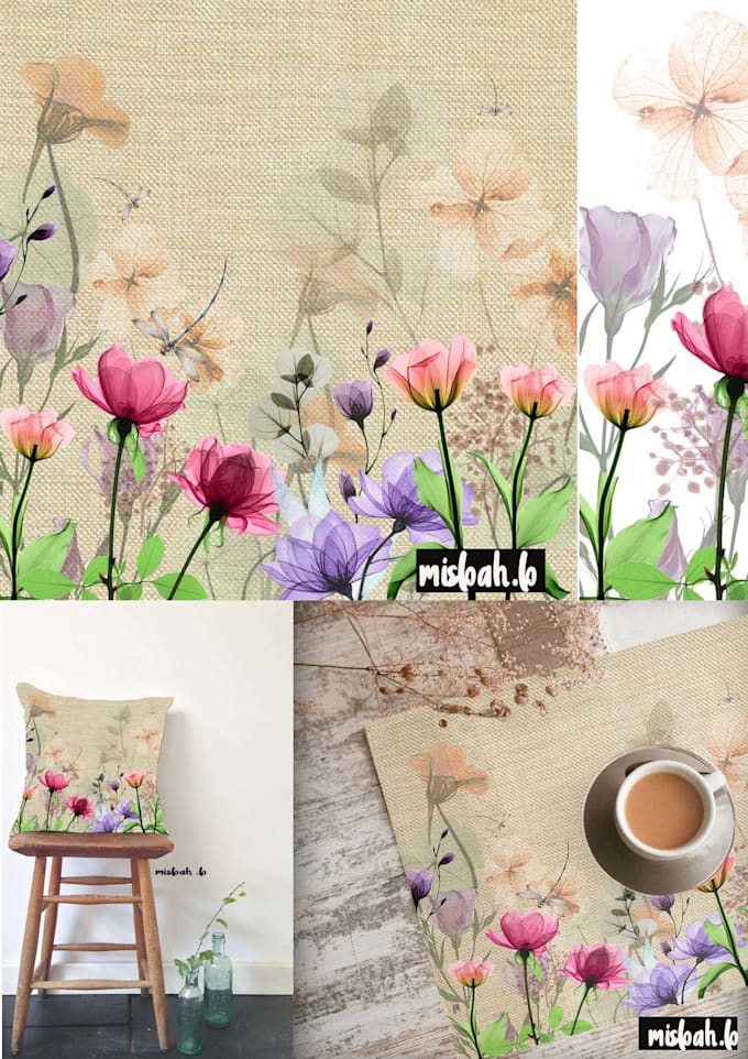 Design seamless pattern textile prints pattern design by Misbah_baig ...