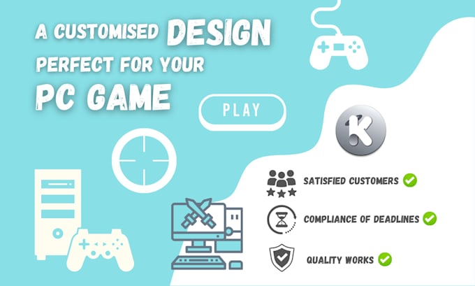 Design your pc game from scratch by Kunstudio_ | Fiverr