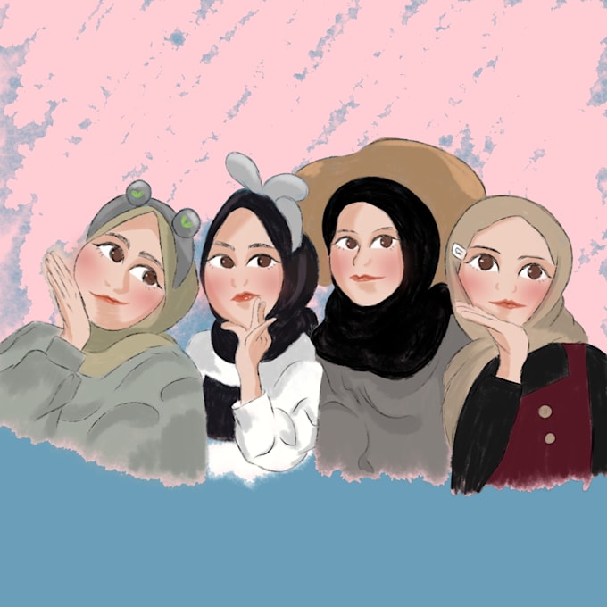 Create a unique human character vector illustration in no time by Kaka ...